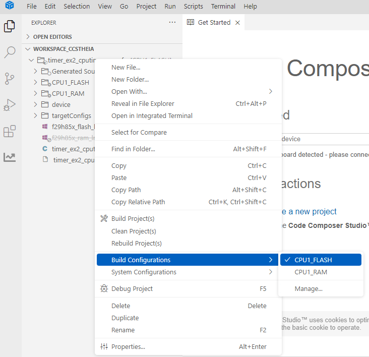 F29H85x-SDK: Build, Load and Run