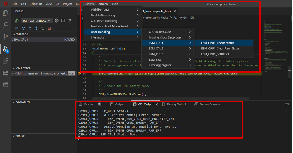 F29H85x-SDK: Build, Load and Run