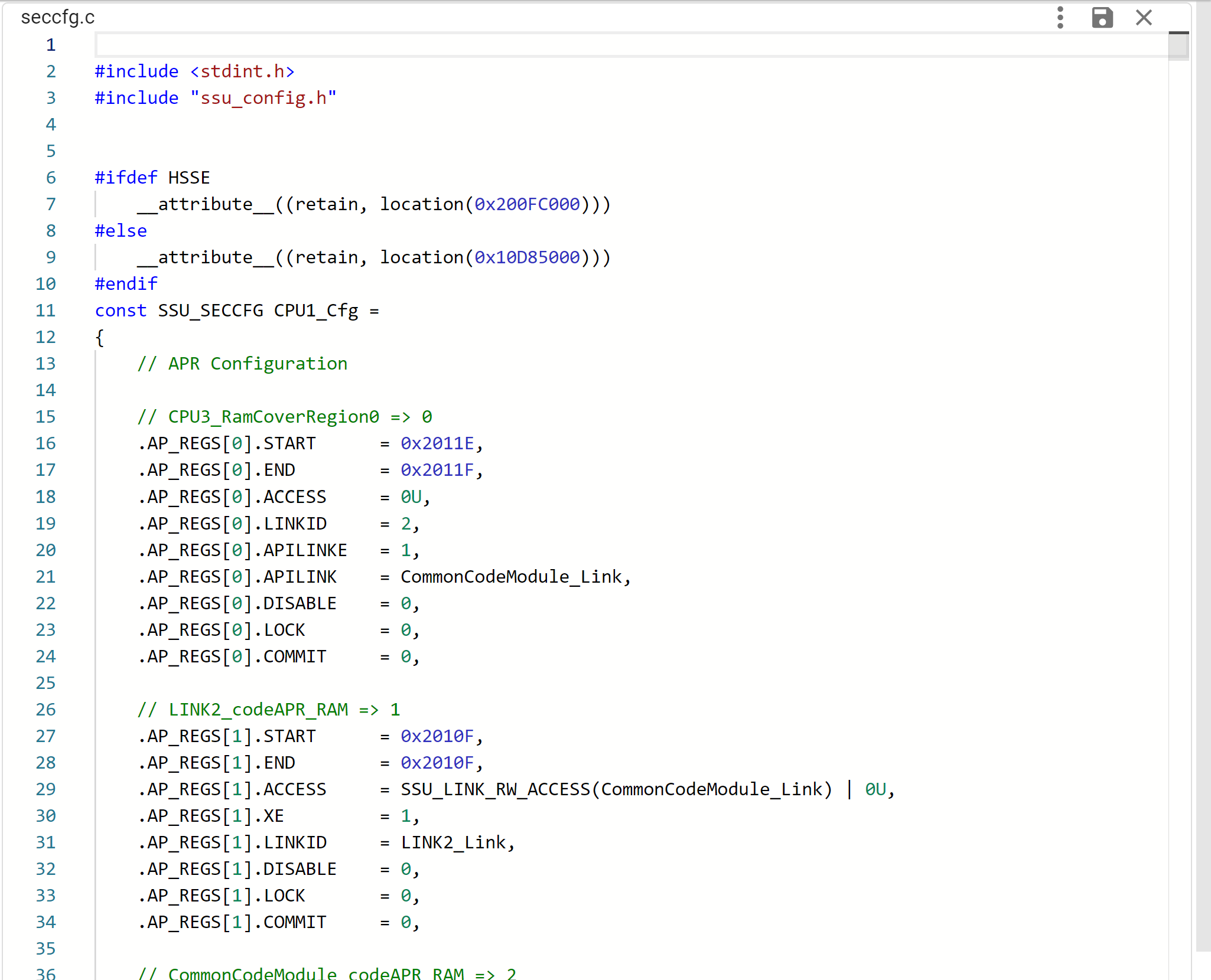 F29H85x-SDK: System Security Configuration
