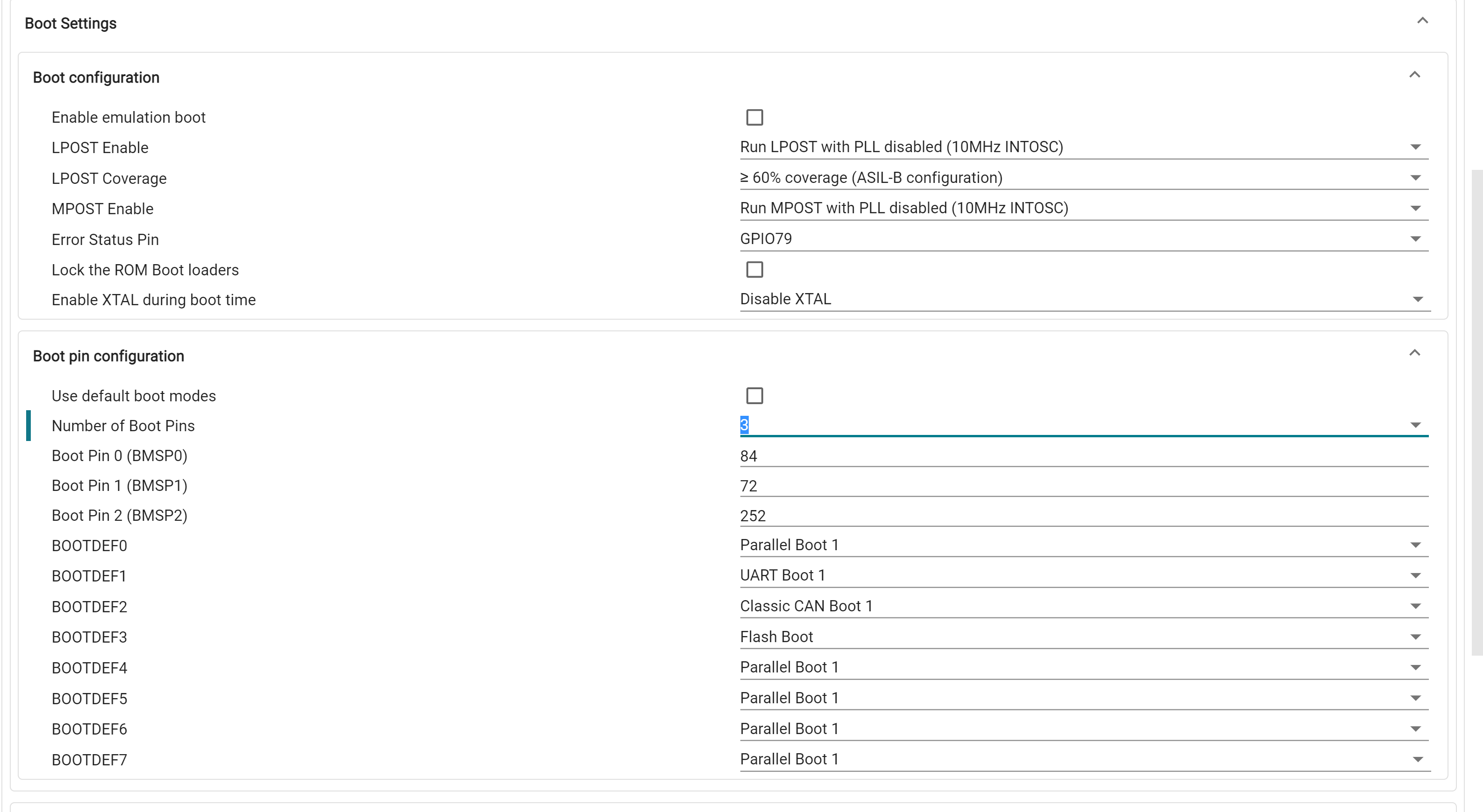 F29H85x-SDK: System Security Configuration