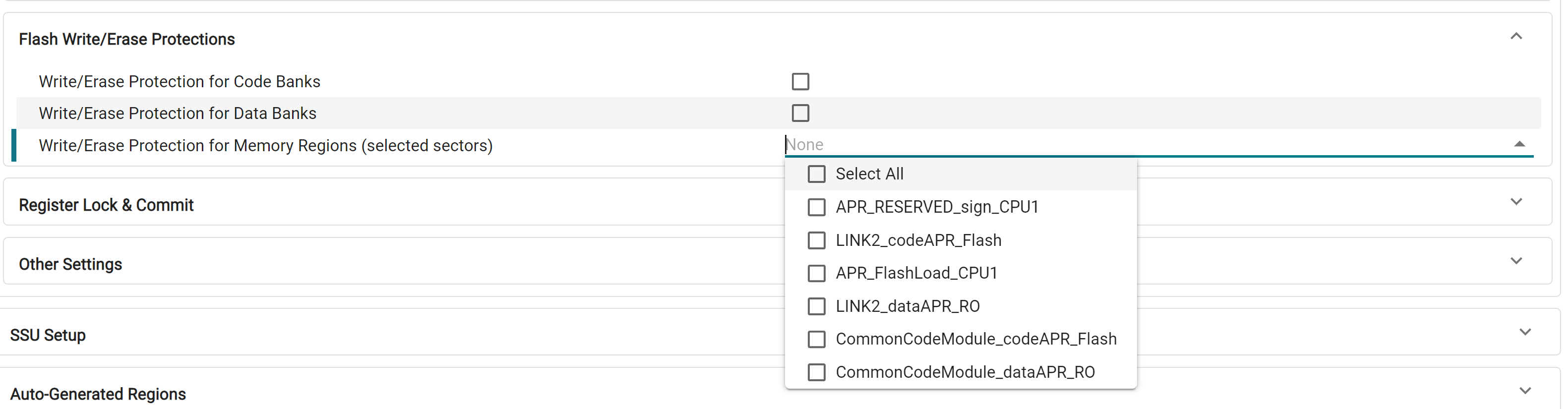 F29H85x-SDK: System Security Configuration