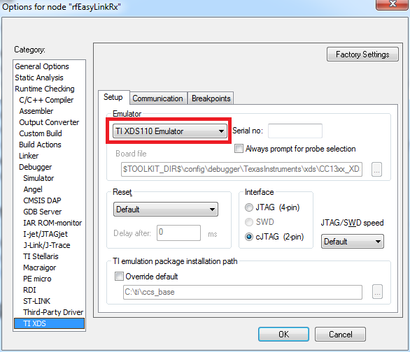 Examples Users Guide — CC13x0 Proprietary RF User's Guide 1.01.00 ...