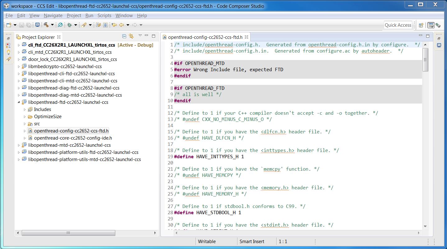 TI-OpenThread Stack Software Development Environment — SimpleLink ...