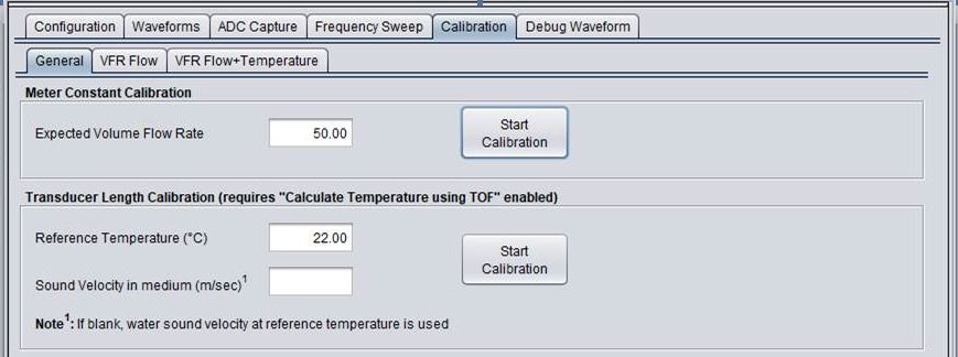 Calibration — Ultrasonic Sensing Design Center User Guide 02300003 Documentation